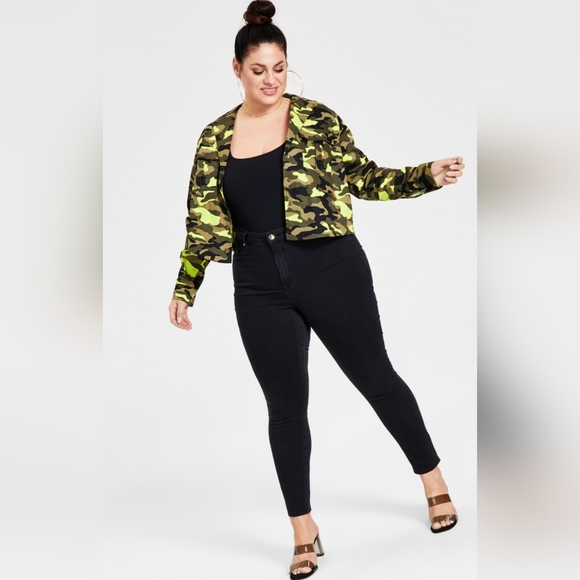 Nina Parker | Jackets & Coats | Nina Parker Trendy Plus Size Cotton ...